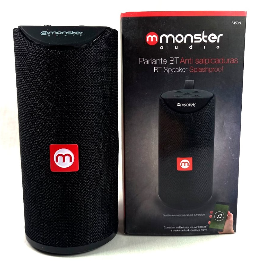 PARLANTE MONSTER P450 BLUETOOTH RESISTENTE AGUA MICRO SD – Multitiendas Sayeh